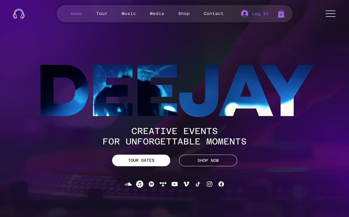 DeeJay | Wix Marketplace | Wix.com